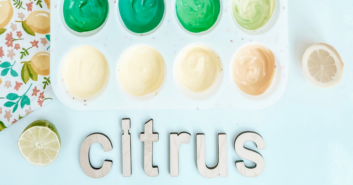 4 Citrus Themed Play-Based Learning Activities Using Wooden Letters ...