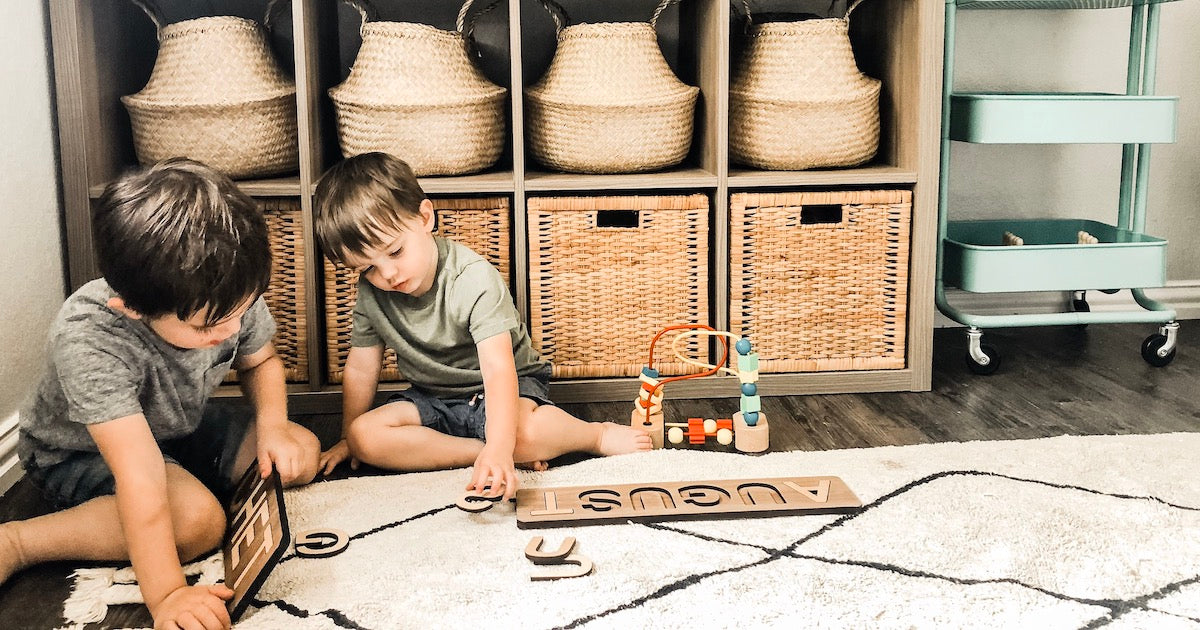 Spell Well Name Puzzle™ Sensory Play - Smiling Tree