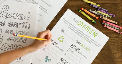 free Love the Earth kids activity packet | Smiling Tree Toys blog