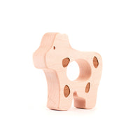Wooden Cow Teether for Babies - Smiling Tree